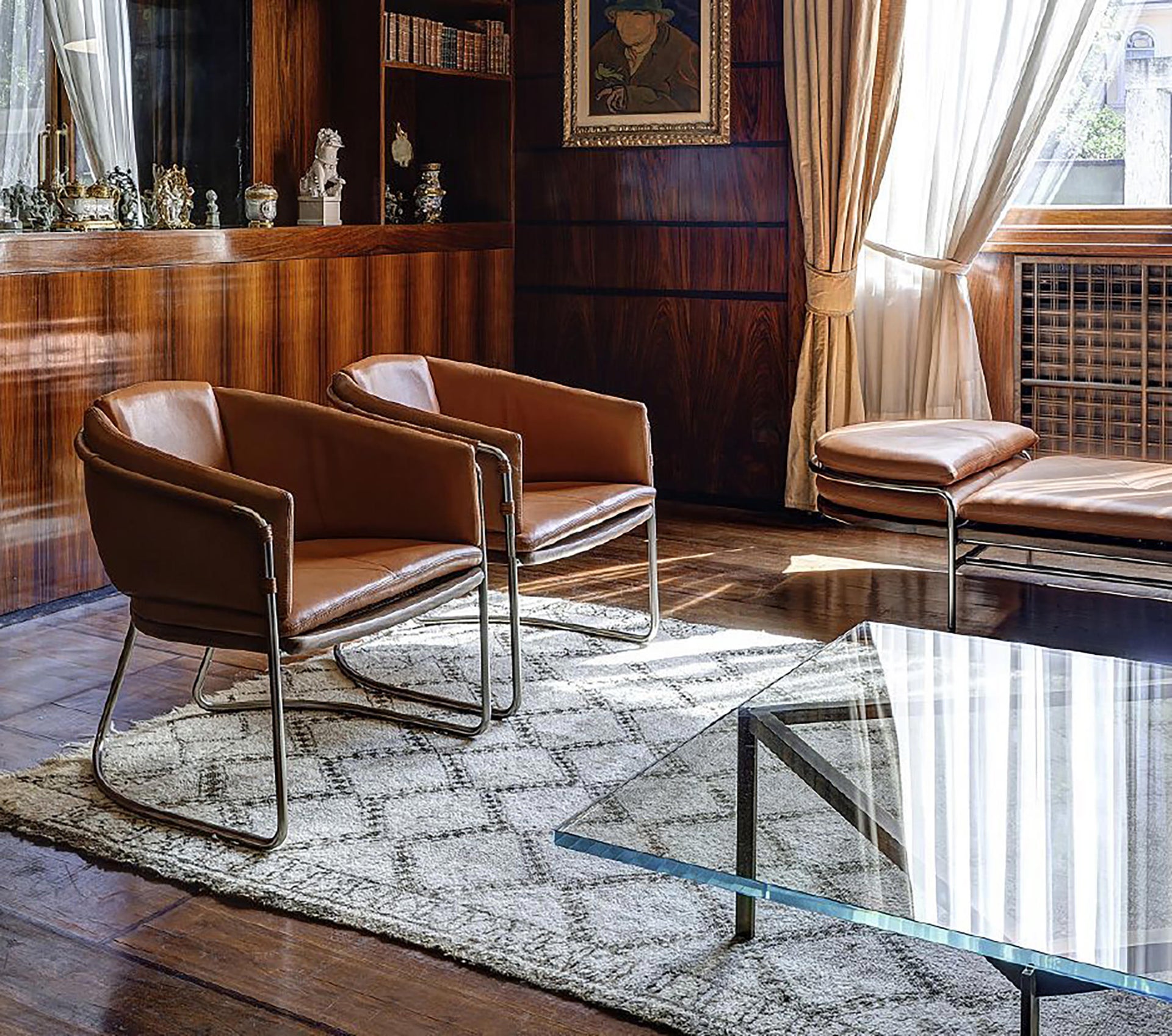 Geometric Lounge Chair