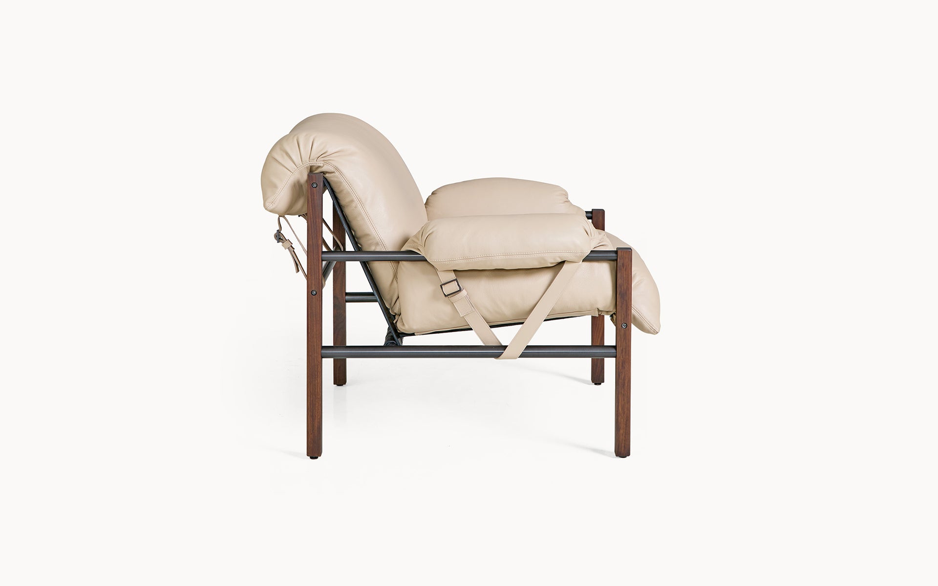 Sling Club Chair and Ottoman