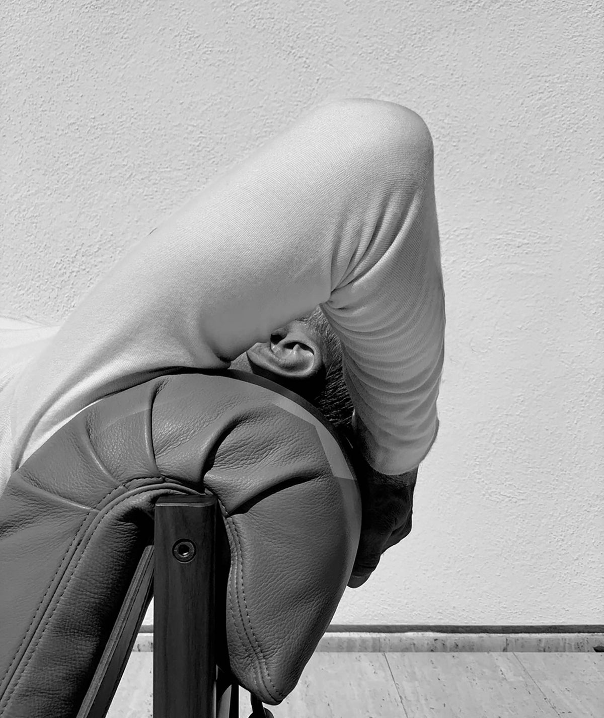 Sling Club Chair and Ottoman