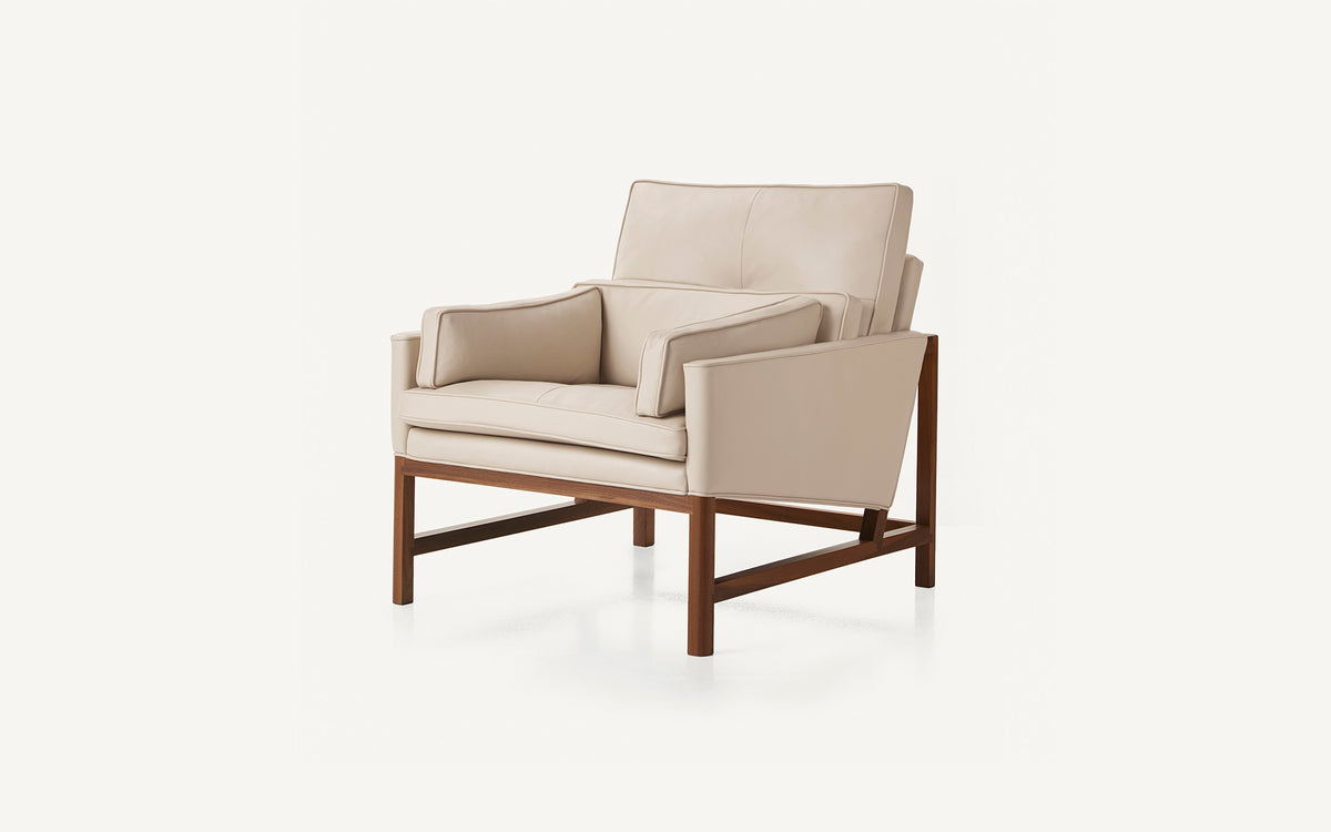 Wood Frame Lounge Chairs