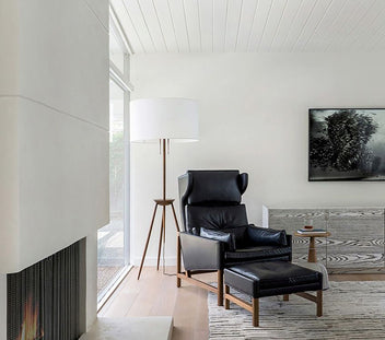 Wood Frame Lounge Chairs