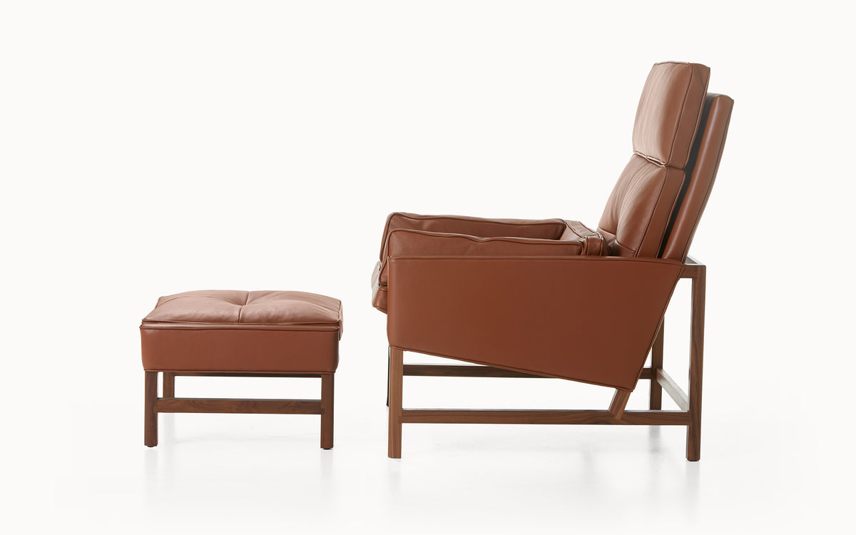 Wood Frame Lounge Chairs