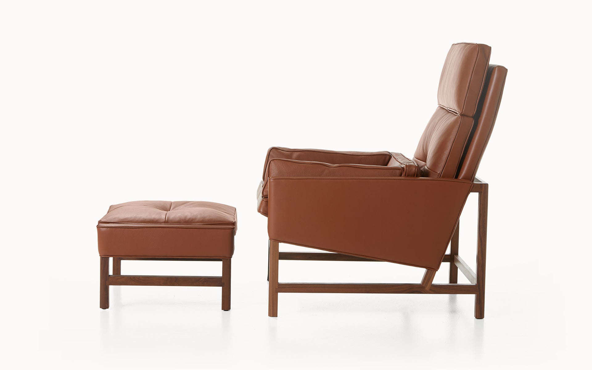 Wood Frame Lounge Chairs