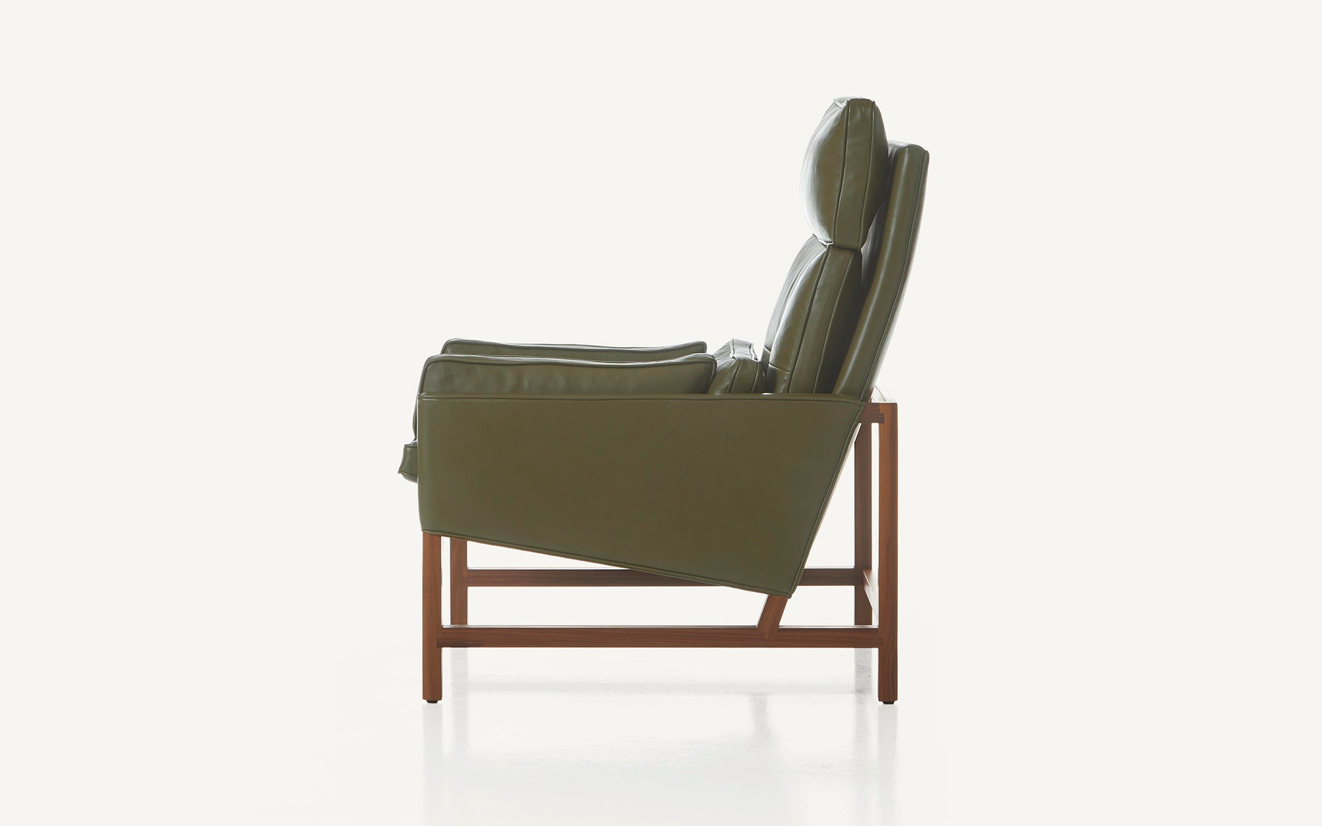 Wood Frame Lounge Chairs