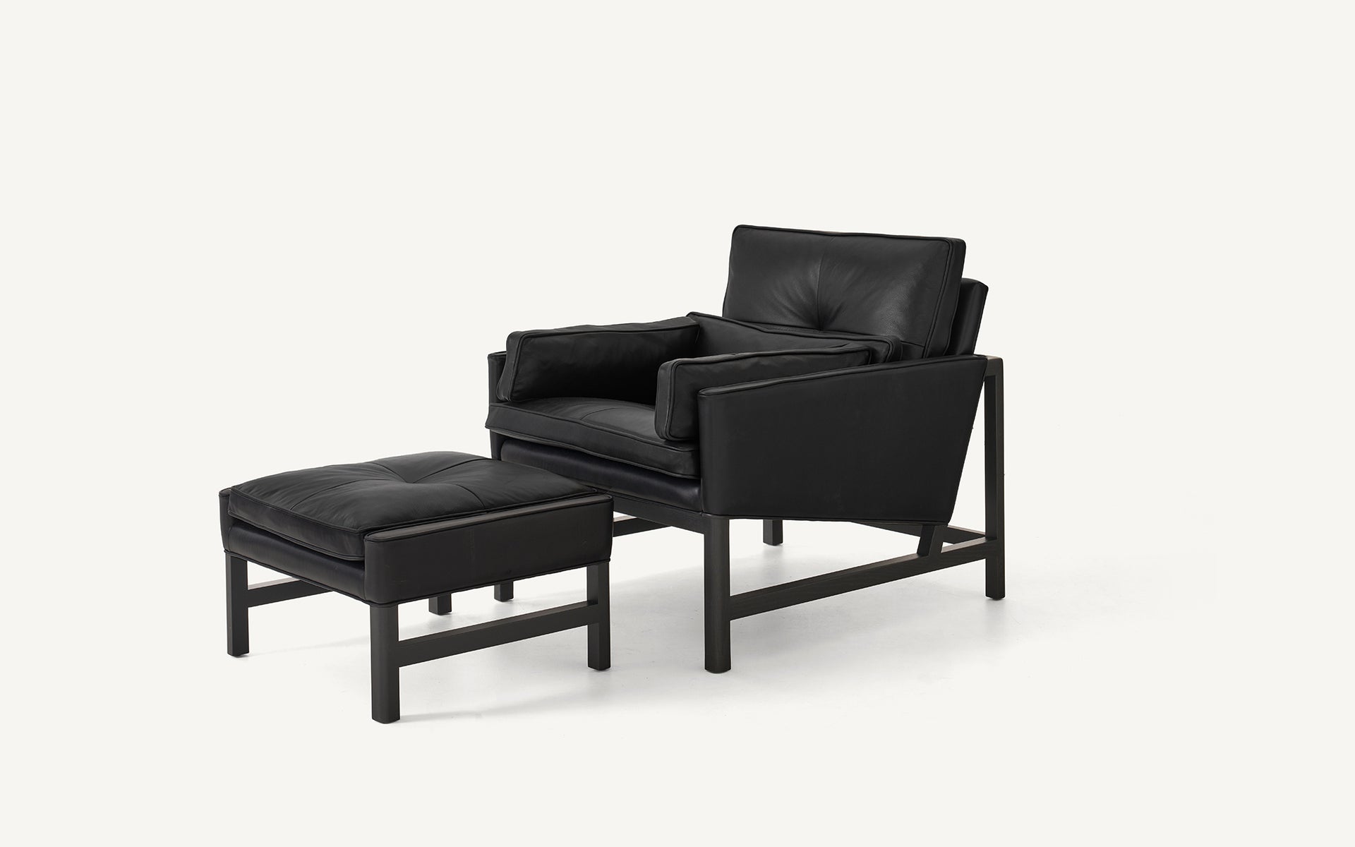 Wood Frame Lounge Chairs