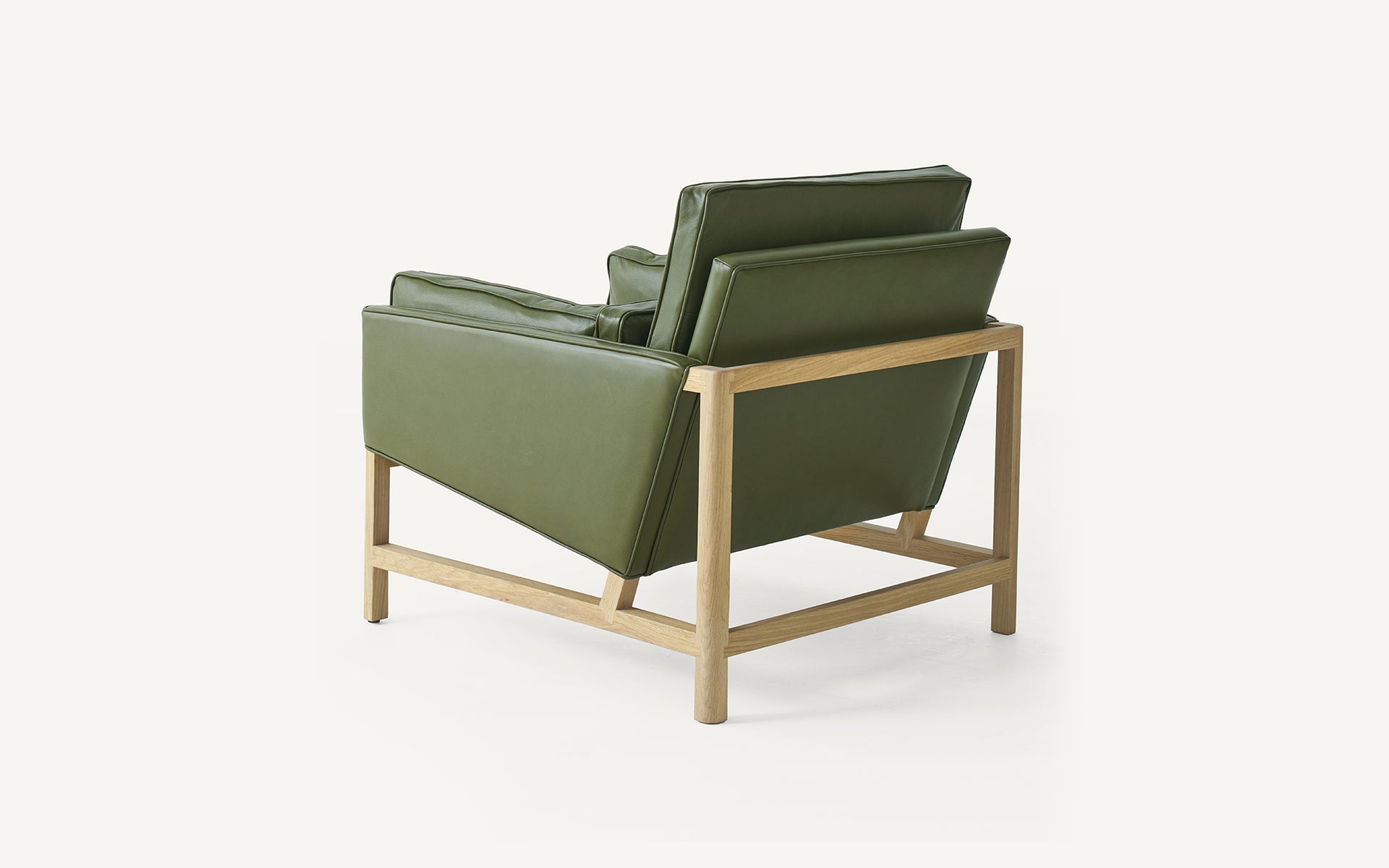 Wood Frame Lounge Chairs