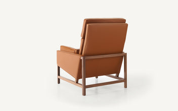 Wood Frame Lounge Chairs